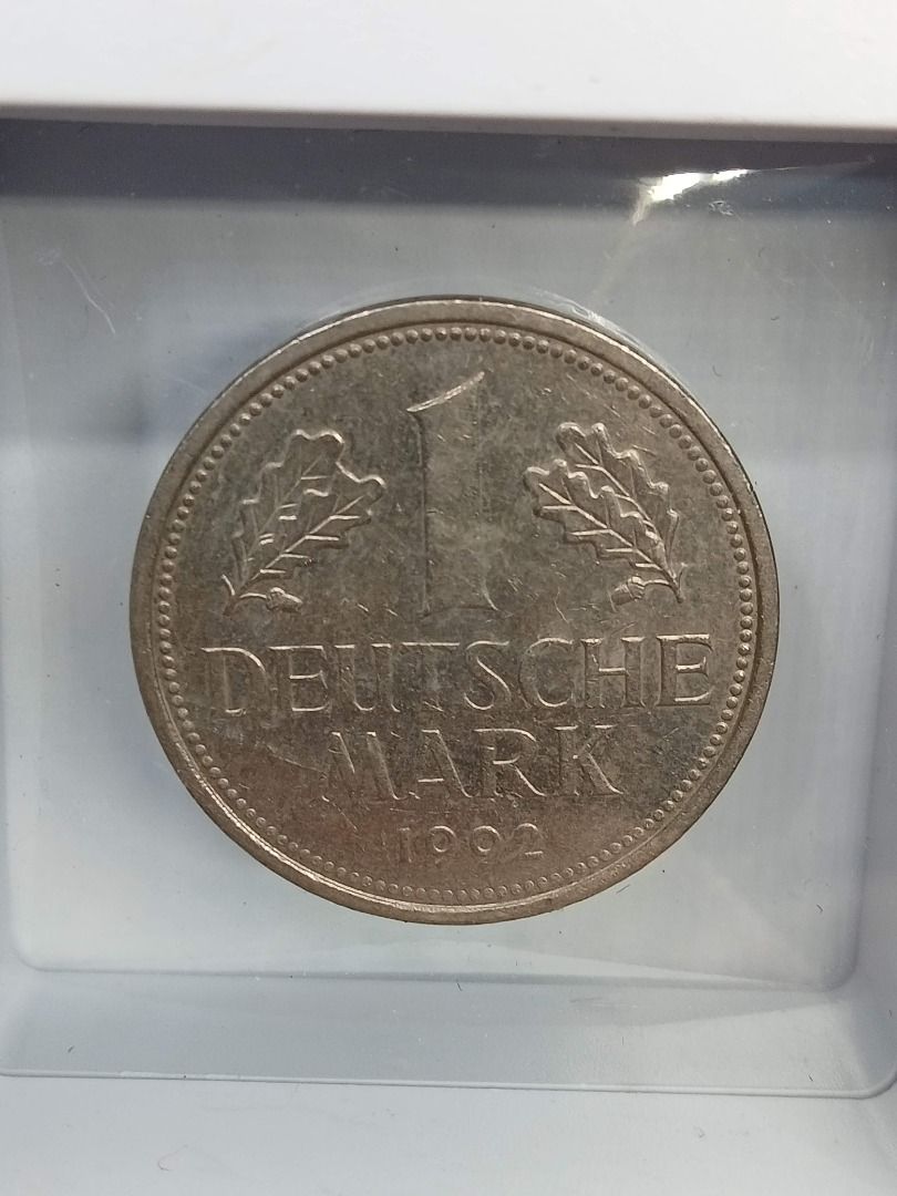 Extremely Rare! German 1.0 Deutschmark KM110, Year 1963 (J), 1969 (D ...