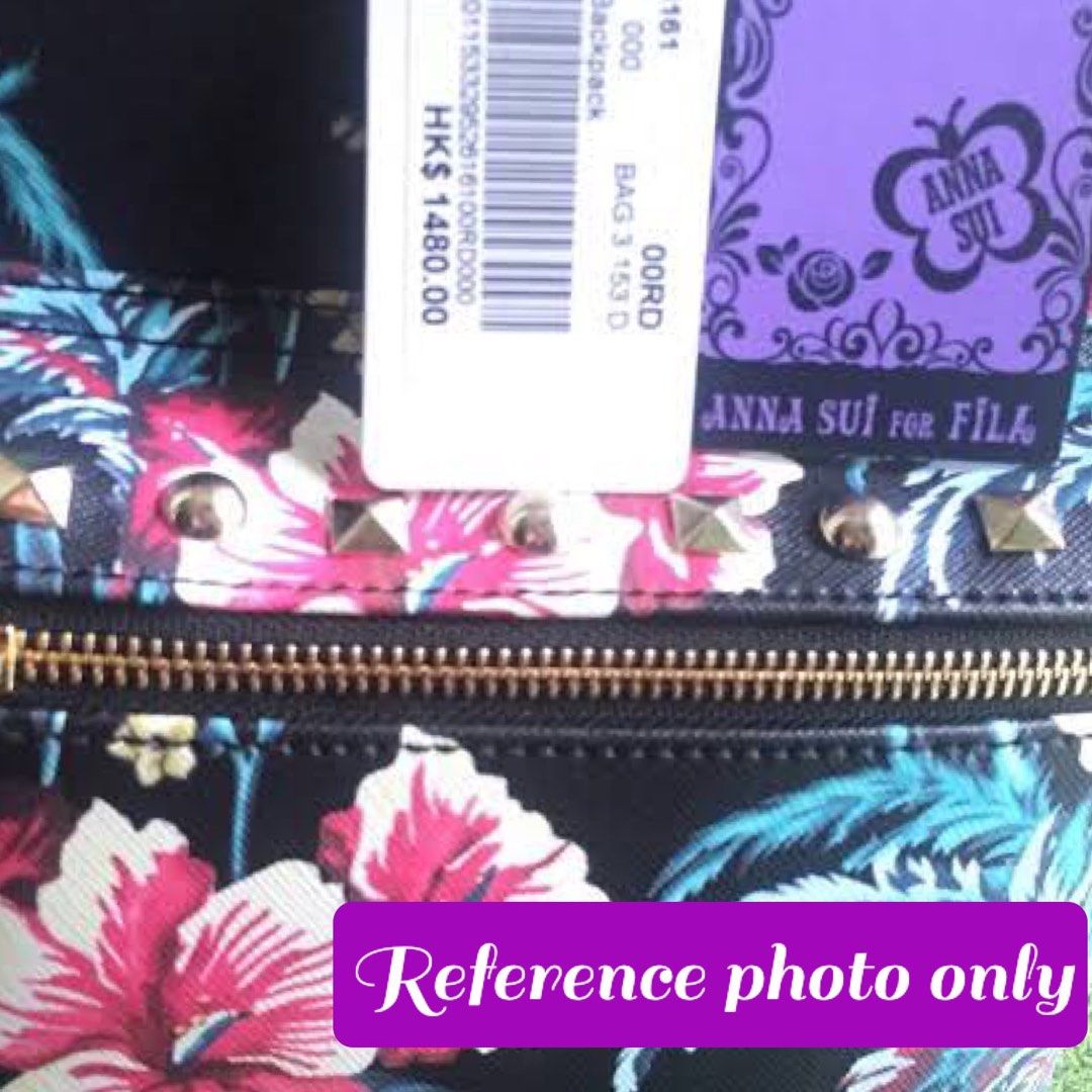 Fila x Anna Sui floral backpack (limited edition), Women's Fashion ...