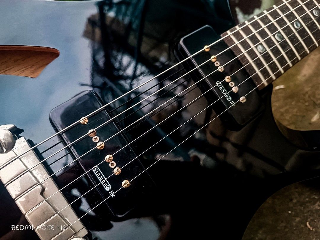 FS/FT PRS custom 22 semi hollow upgraded w/kinman p90 hx noiseless ...