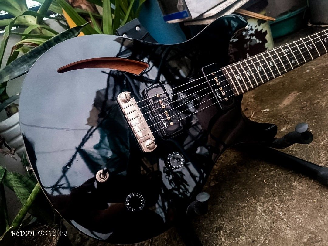 FS/FT PRS custom 22 semi hollow upgraded w/kinman p90 hx noiseless ...