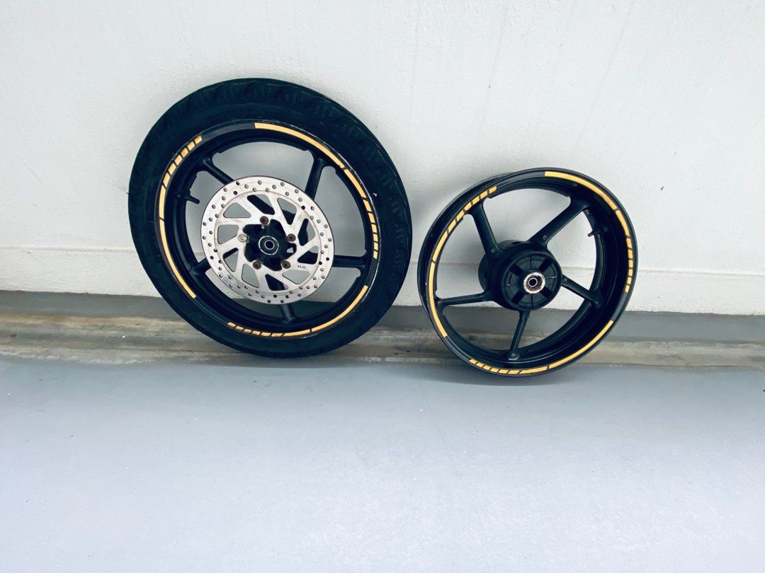 Fz16 rims, Motorcycles, Motorcycle Accessories on Carousell