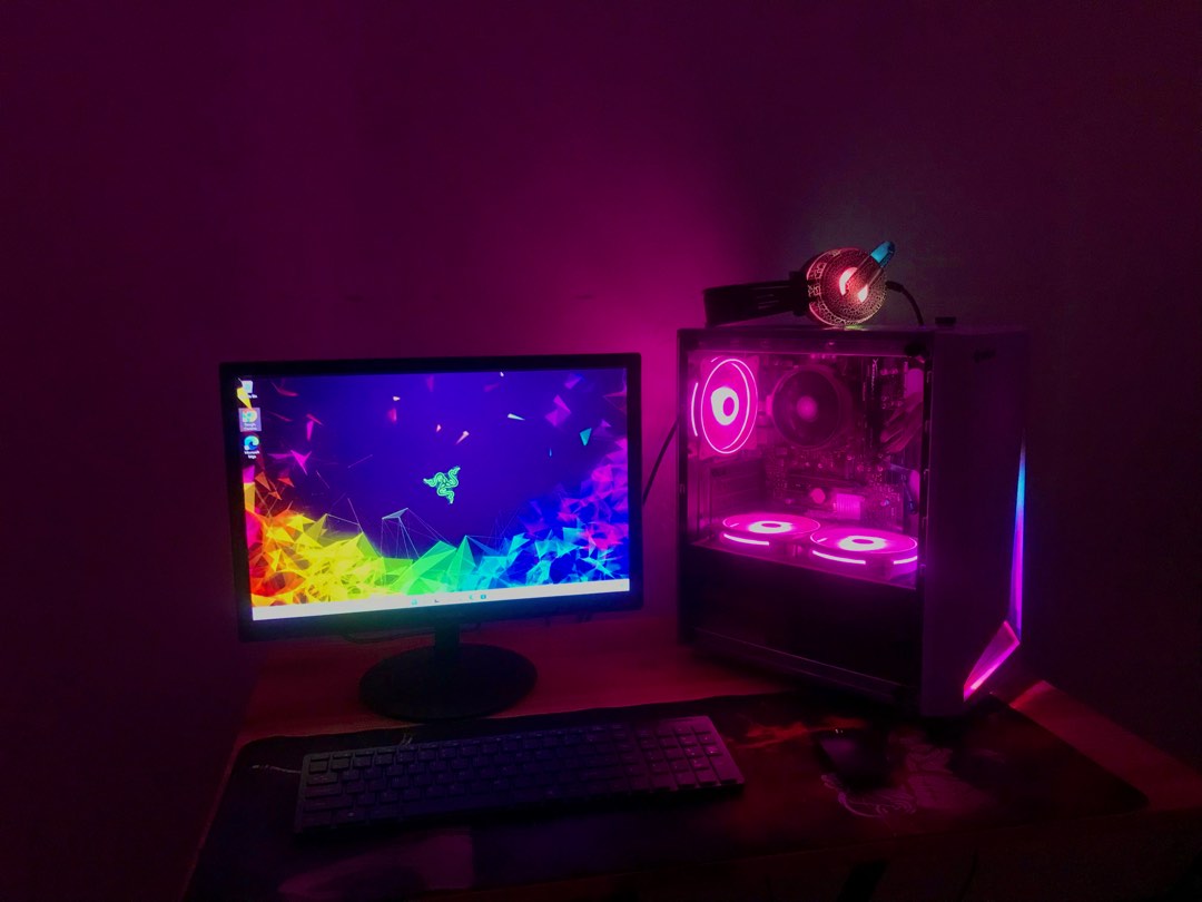 Gaming computer set ryzen 3 3200g, Computers & Tech, Desktops on Carousell