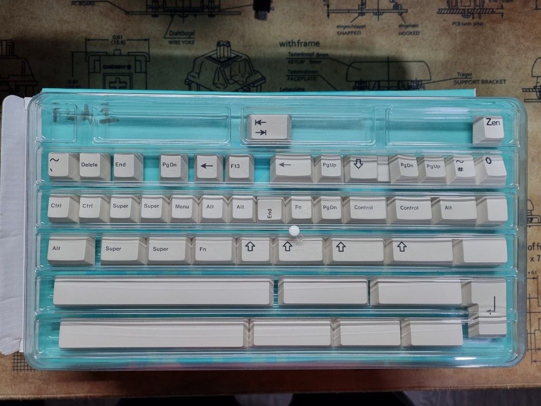 Geekark 9009 Hangul and Reverse Cangjie Keycaps, Computers & Tech ...