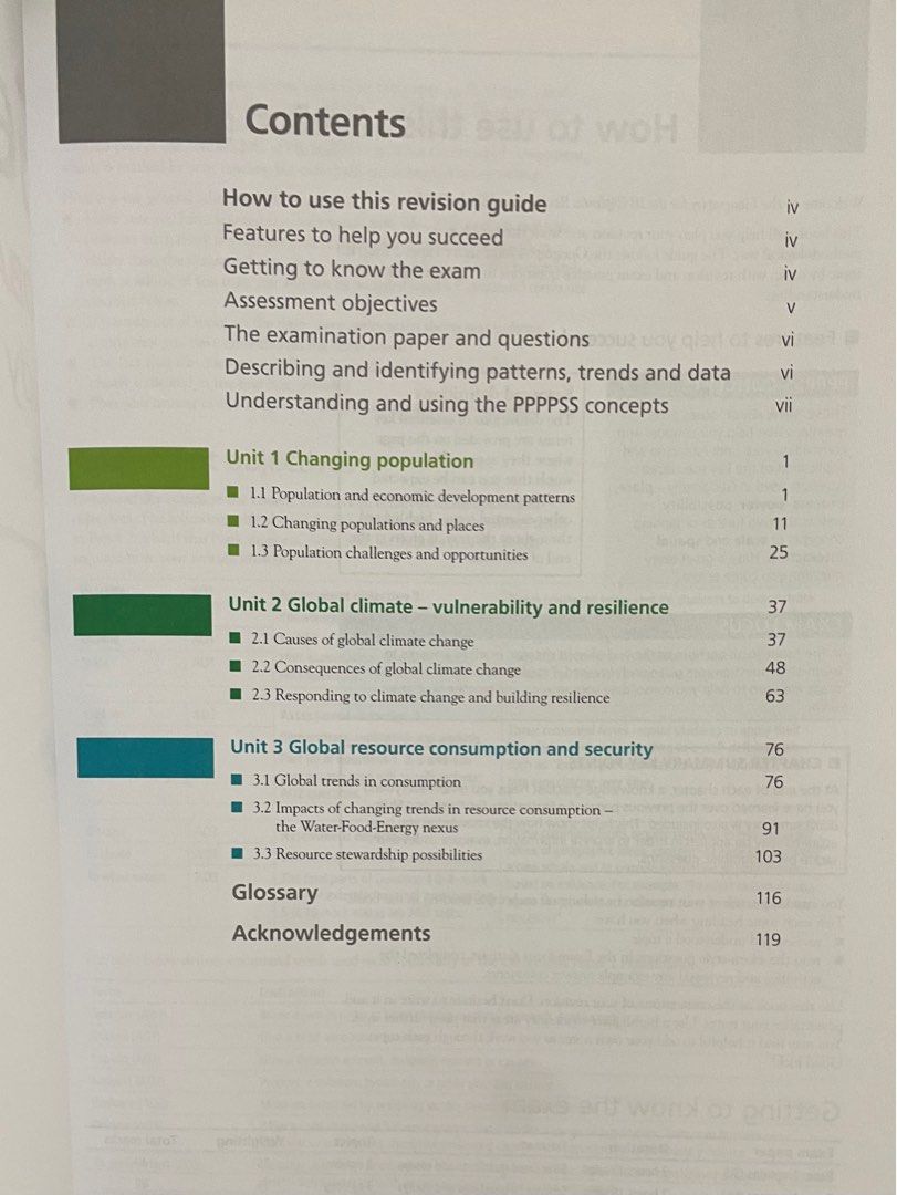Geography GLOBAL CHANGE Study and Revision Guide SL AND HL CORE Simon Oakes, Hobbies & Toys ...