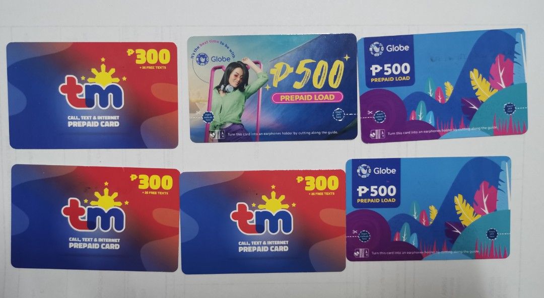 Globe and TM load, Tickets & Vouchers, Store Credits on Carousell