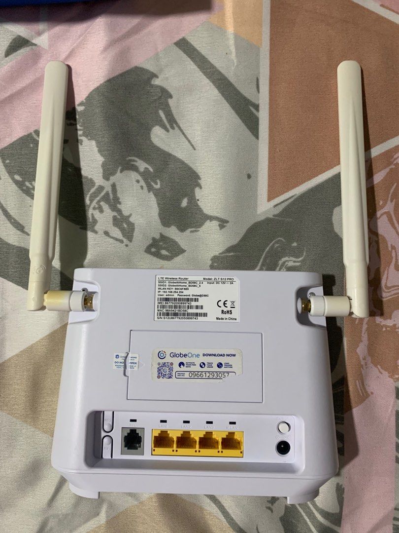 Globe Prepaid Wifi (ZLT S12 Pro), Computers & Tech, Parts & Accessories ...