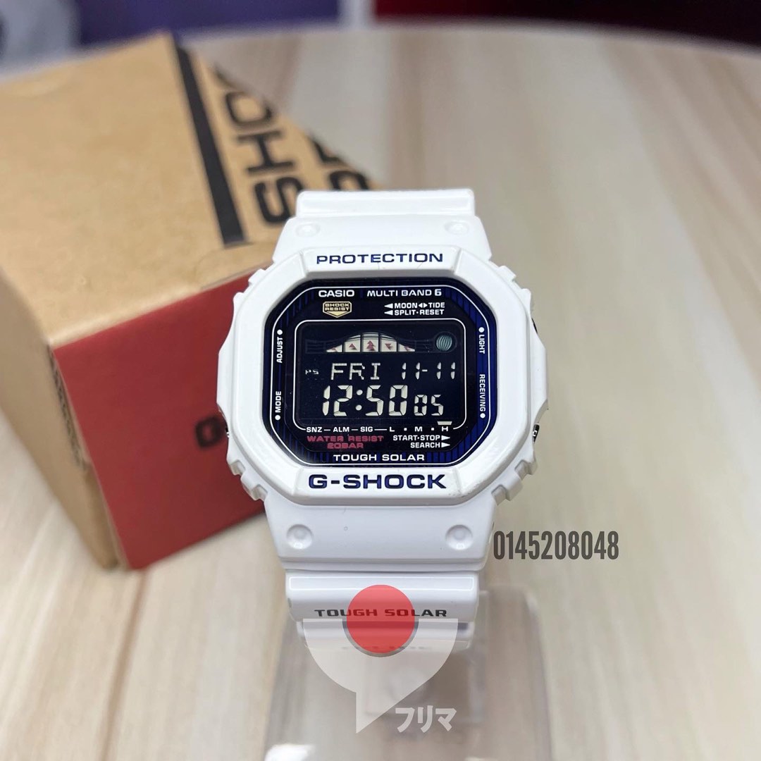 G-Shock GWX-5600C-7 Lipan Bara Putih, Men's Fashion, Watches ...