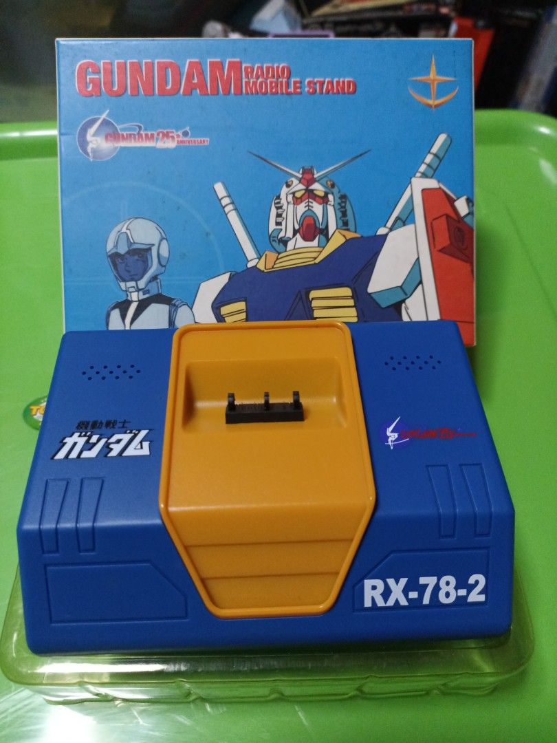 Gundam RX-78-2 Radio Mobile Stand 25th Anniversary vintage, Hobbies ...