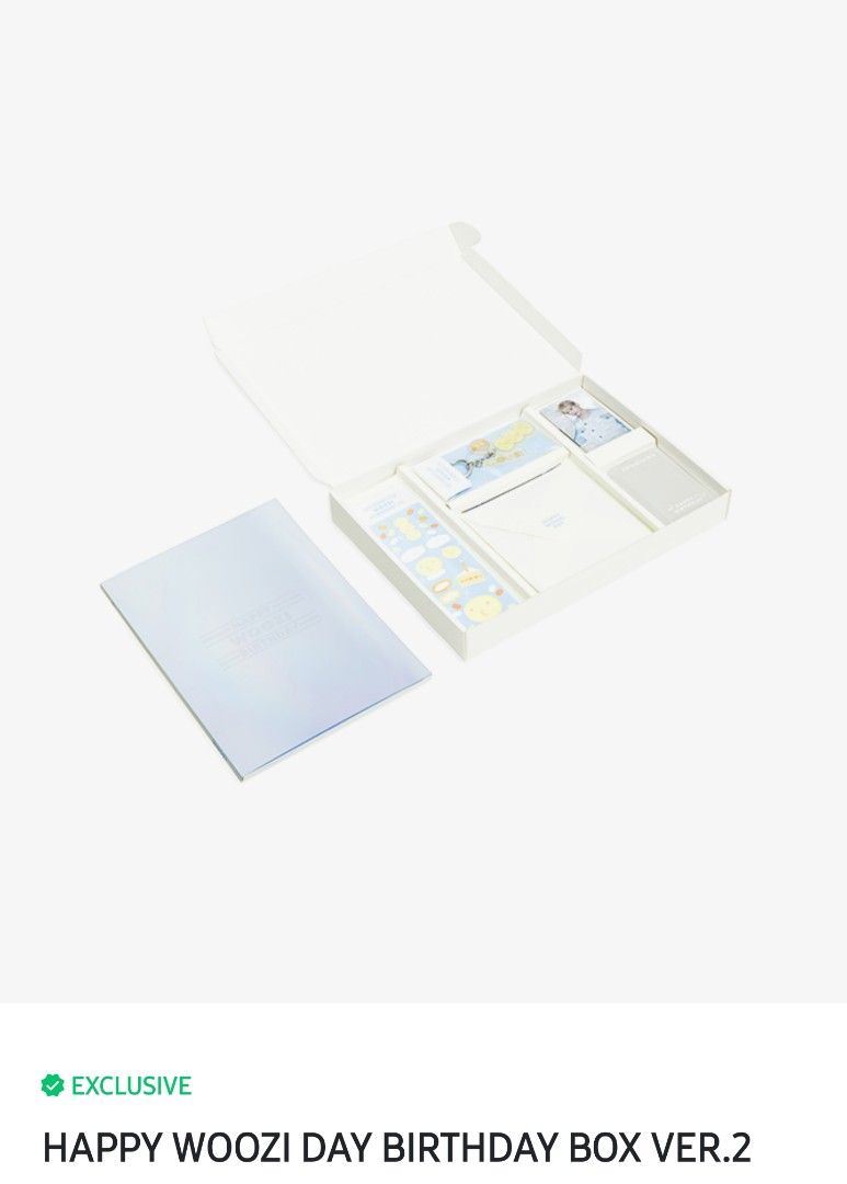 [SEVENTEEN] HAPPY WOOZI DAY BIRTHDAY BOX VER.2, Hobbies & Toys, Memorabilia & Collectibles, K ...