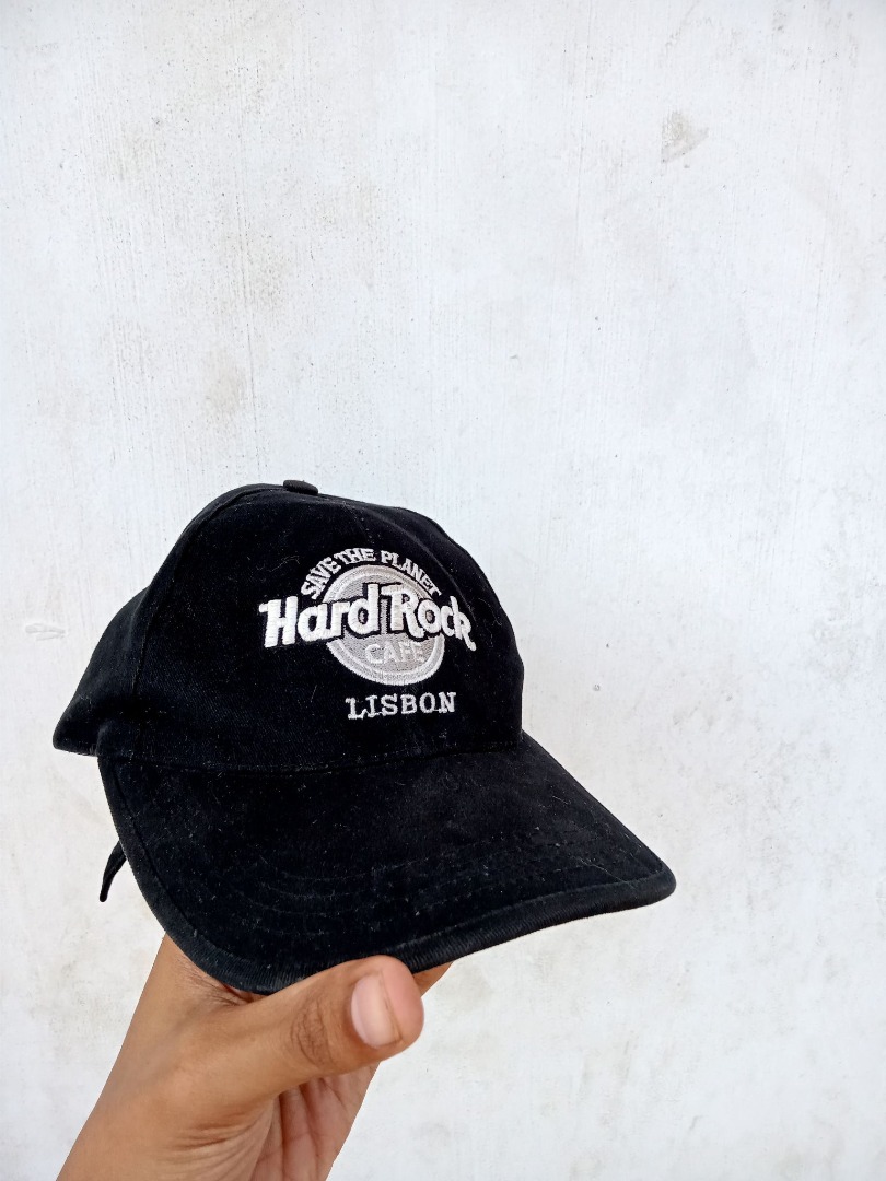 HARD ROCK LISBON CAP, Men's Fashion, Watches & Accessories, Caps & Hats ...