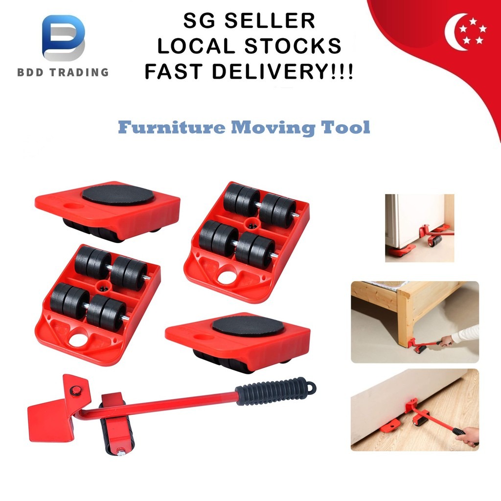 Heavy Duty Furniture Lifter Kit with 4 Sliders Furniture Mover Roller ...