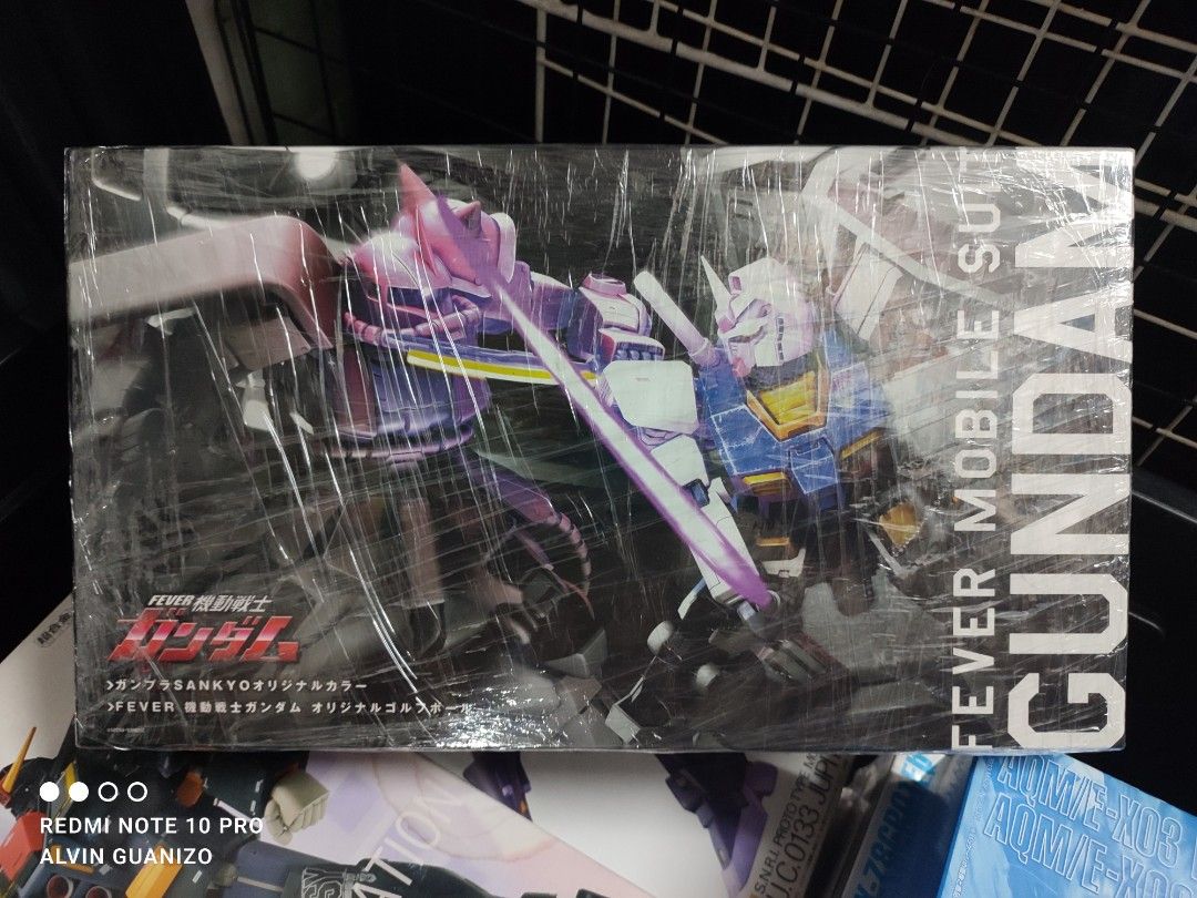 HGUC 1/144 RX-78-2 Gundam G30th Sankyo Original Clear Blue With Golf Balls, Hobbies & Toys, Toys ...