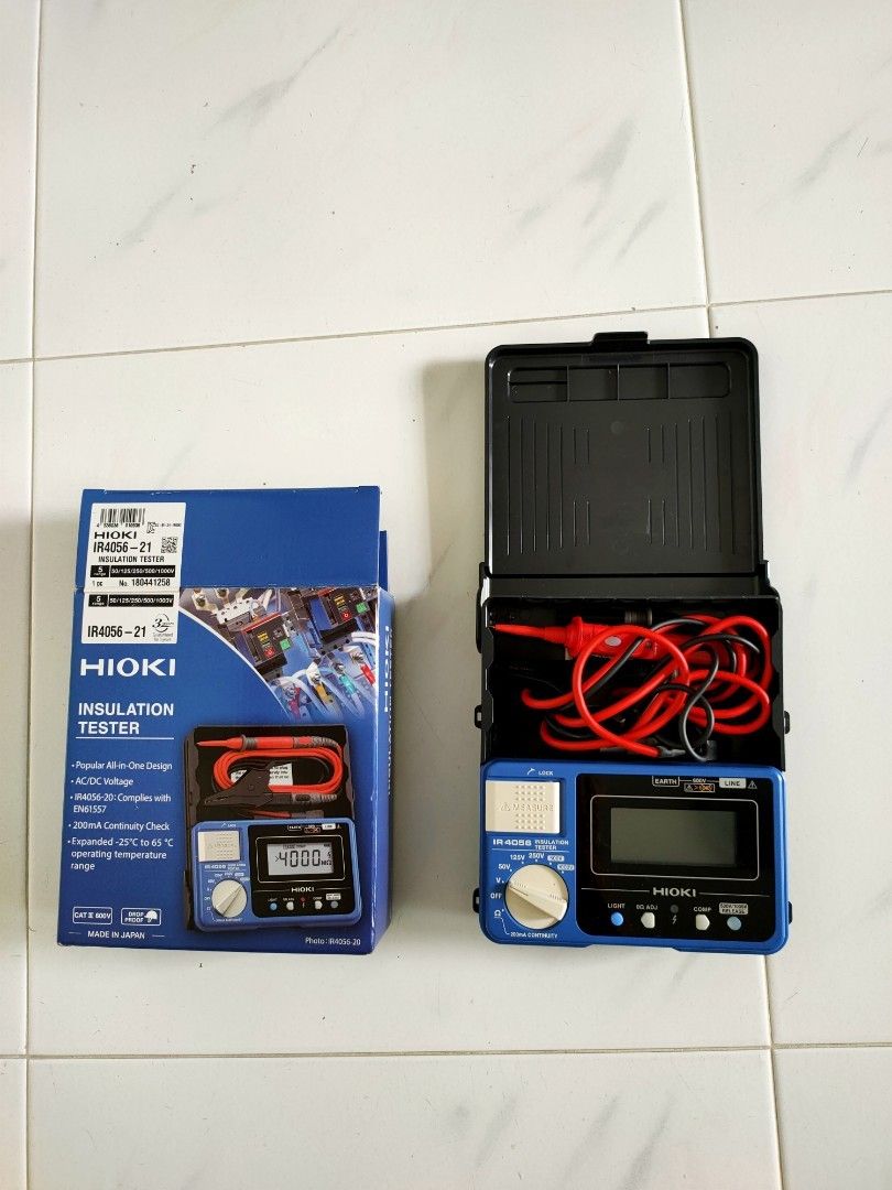 Hioki – INSULATION TESTER IR4056 (Hioki IR4056-21), TV & Home ...