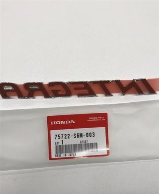 Honda Integra DC5 rear "INTEGRA' emblem, Car Accessories, Accessories ...