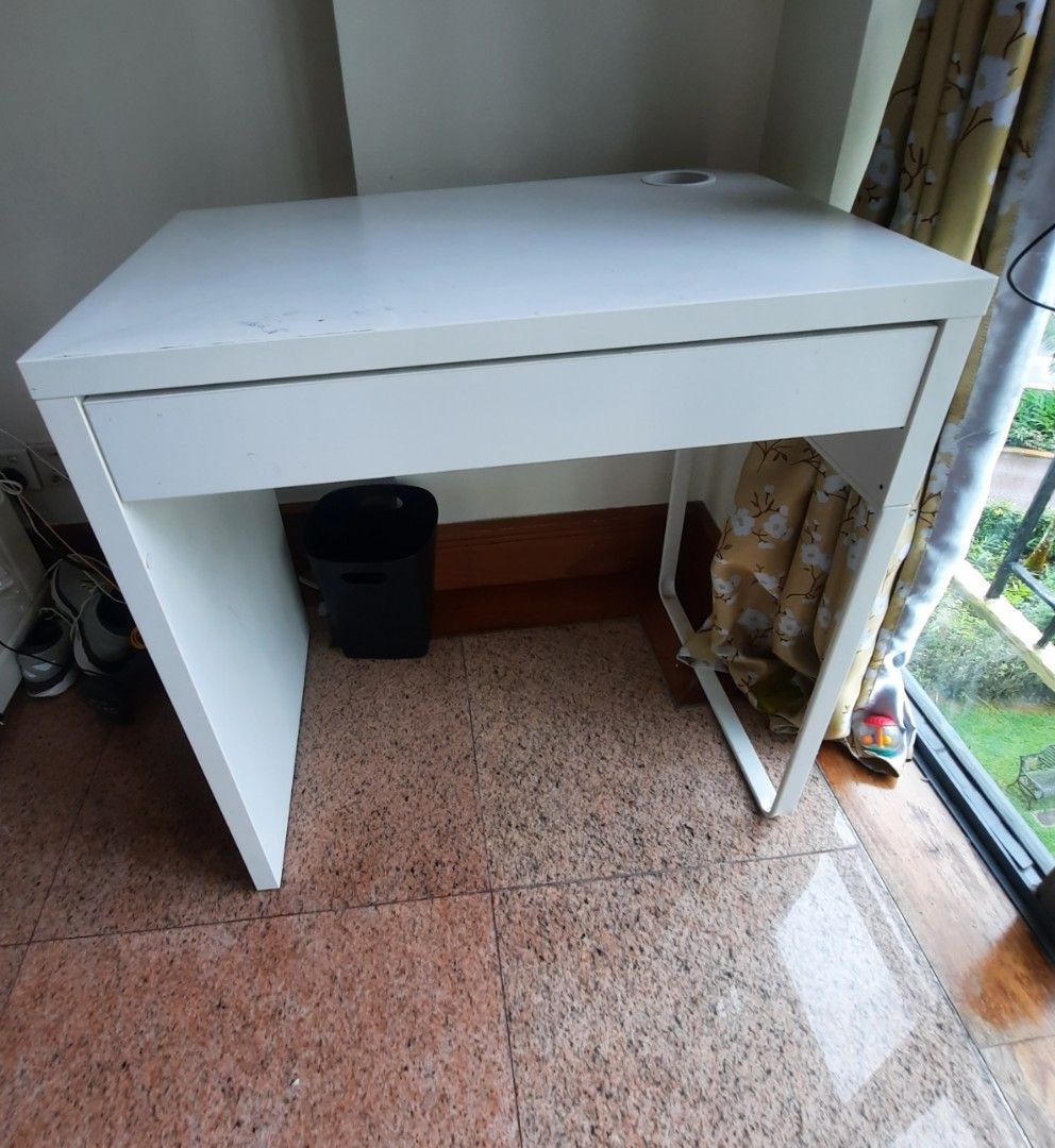IKEA Micke Study Table, Furniture & Home Living, Furniture, Tables ...