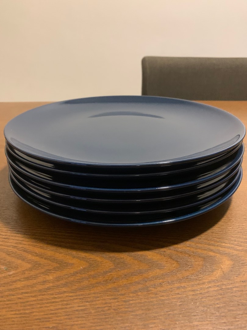 Ikea plates and bowls - blue, Furniture & Home Living, Kitchenware ...