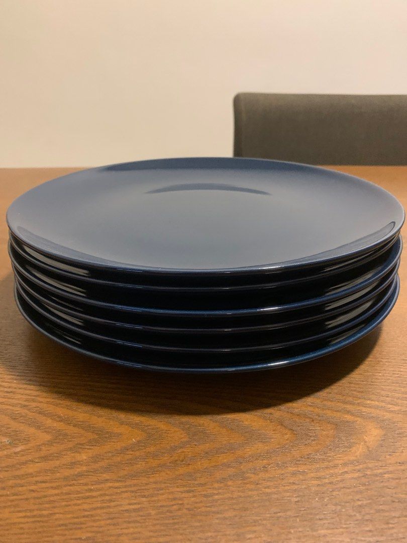 Ikea plates and bowls - blue, Furniture & Home Living, Kitchenware ...