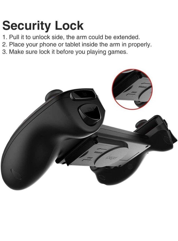 IOS Android Windows PC Smart TV Game Controller Joystick Gamepad Custom Key Mapping Telescopic ...
