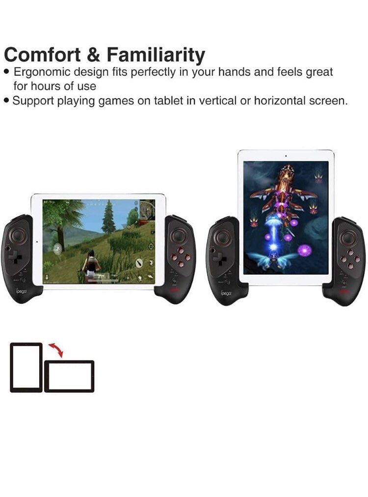 IOS Android Windows PC Smart TV Game Controller Joystick Gamepad Custom Key Mapping Telescopic ...