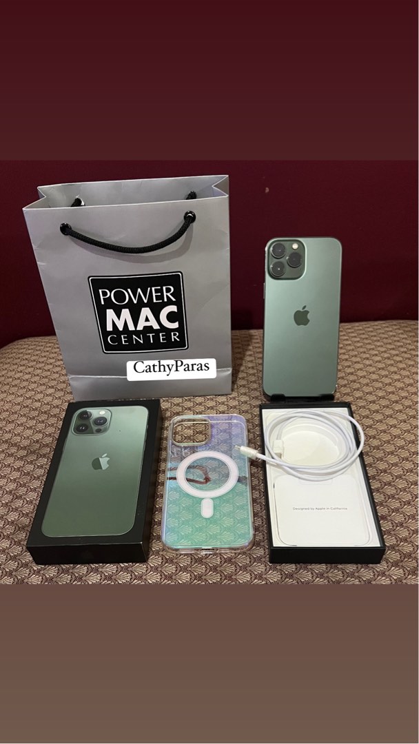 IPhone 13 ProMax (256GB/Alpine Green/Smartlocked) Open for swap to ...