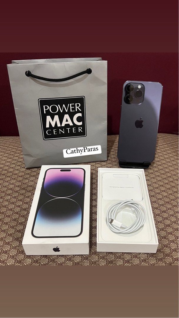 IPhone 14 ProMax (128GB/Deep Purple/Factory Unlocked) Open for swap to lower unit plus cash ...