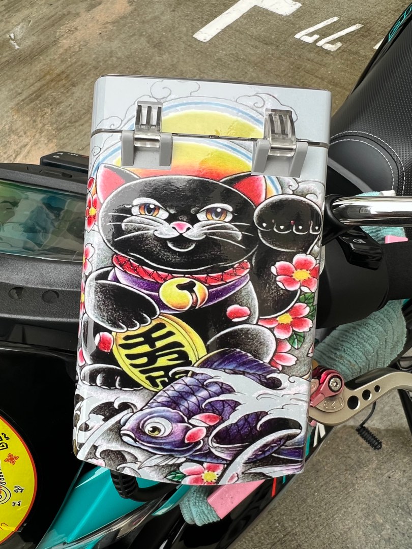 IU sticker, Motorcycles, Motorcycle Accessories on Carousell