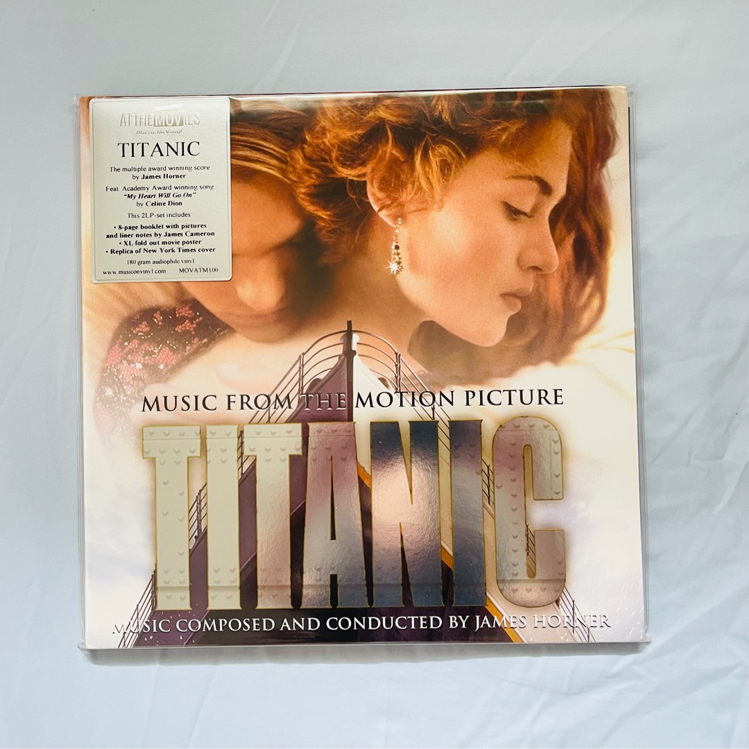 James HORNER: Titanic (Soundtrack) Black Vinyl, LP, Hobbies & Toys ...