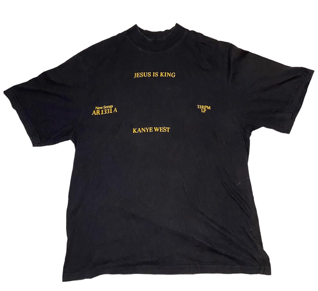 Jesus is king Kanye west merch (33RPM), Men's Fashion, Tops & Sets ...
