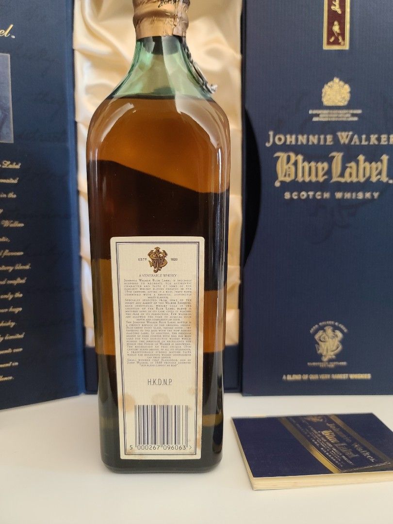 Johnnie Walker Blue Label 750 舊版, 嘢食 & 嘢飲, 酒精飲料 - Carousell