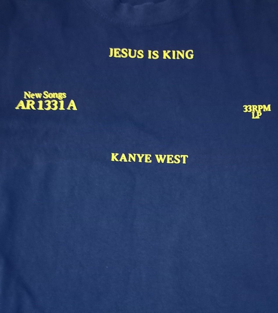Kanye West Jesus is King merch, Men's Fashion, Tops & Sets, Tshirts ...