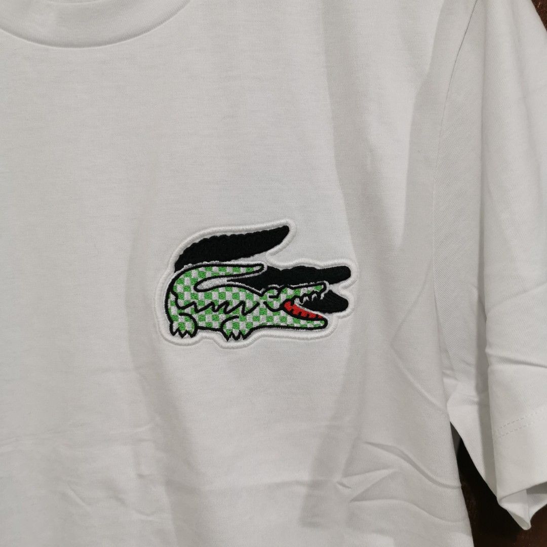 Lacoste double crocs big logo, Men's Fashion, Tops & Sets, Tshirts ...