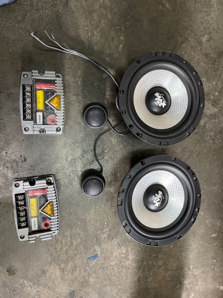 LANZAR Max Pro ( MX-KT6) 2 way component speakers, Car Accessories, Accessories on Carousell