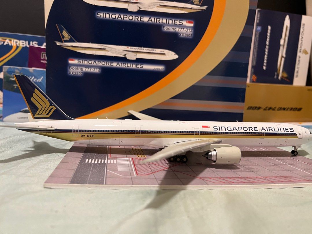 (Last Piece)Rare 1/200 Flightline 200 Singapore Airlines 777-300 9V-SYF ...