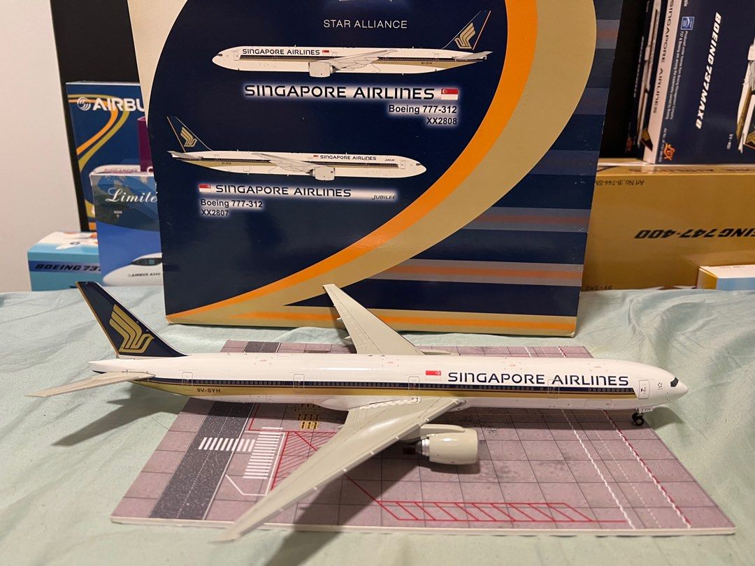 (Last Piece)Rare 1/200 Flightline 200 Singapore Airlines 777-300 9V-SYF ...