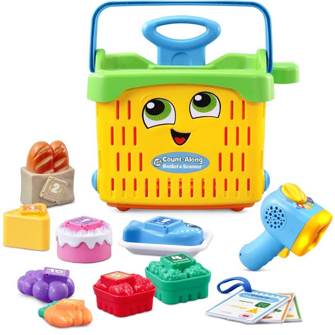 LeapFrog Count-Along Basket and Scanner, Babies & Kids, Infant Playtime ...