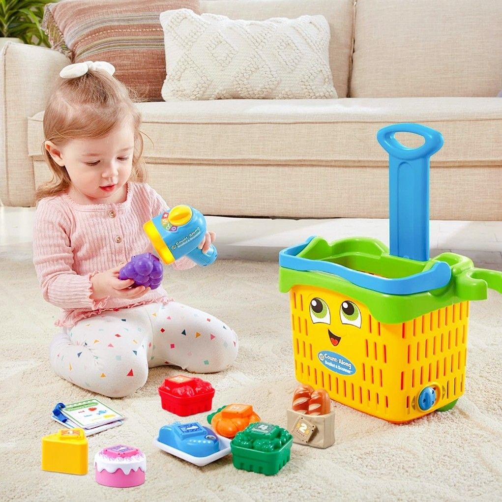 LeapFrog Count-Along Basket and Scanner, Babies & Kids, Infant Playtime ...