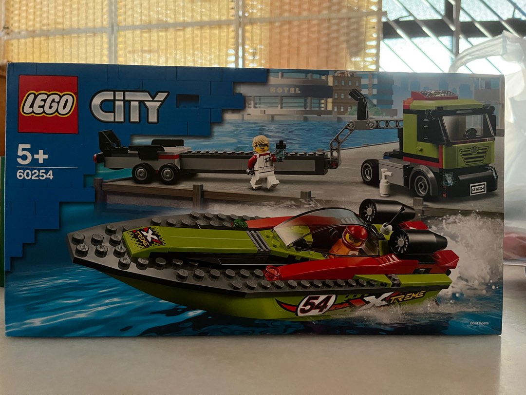 LEGO 60254 City Race Boat Transporter, Hobbies & Toys, Toys & Games on ...
