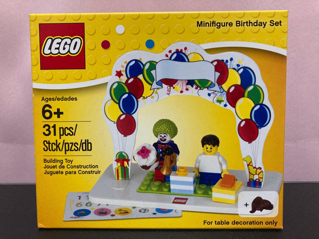 LEGO 850791 Minifigure Birthday Set Table Decoration, Hobbies & Toys ...