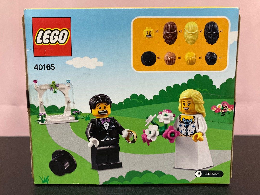 LEGO 40165 Minifigure Wedding Set Table Decoration, Hobbies & Toys ...