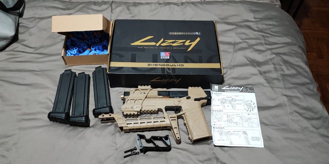 Lizzy Gecko 3.0 Nerf Blaster, Hobbies & Toys, Toys & Games on Carousell