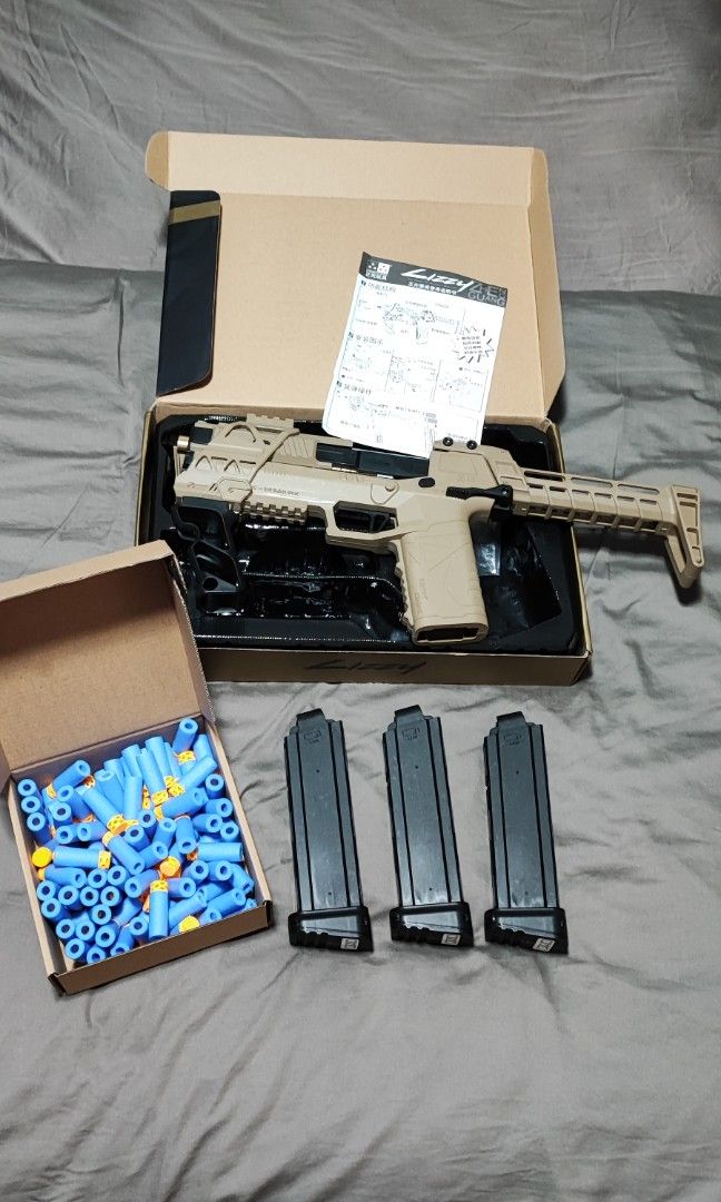 Lizzy Gecko 3.0 Nerf Blaster, Hobbies & Toys, Toys & Games on Carousell