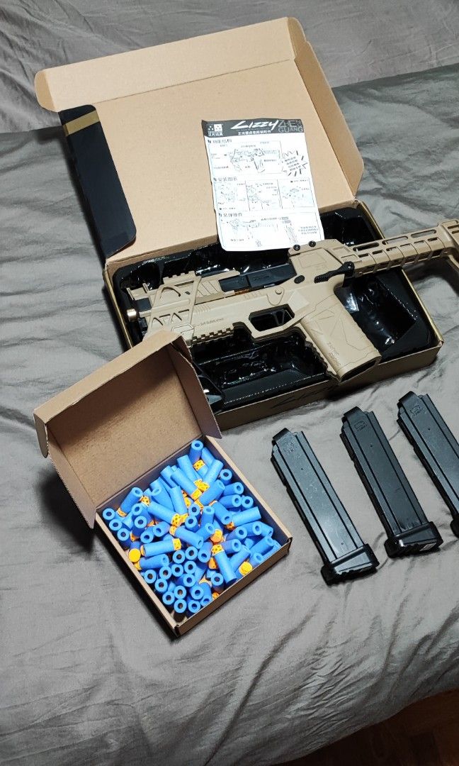 Lizzy Gecko 3.0 Nerf Blaster, Hobbies & Toys, Toys & Games on Carousell
