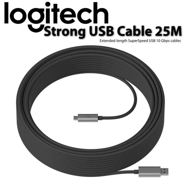 Logitech Strong USB Cable 25m, Computers & Tech, Parts & Accessories ...