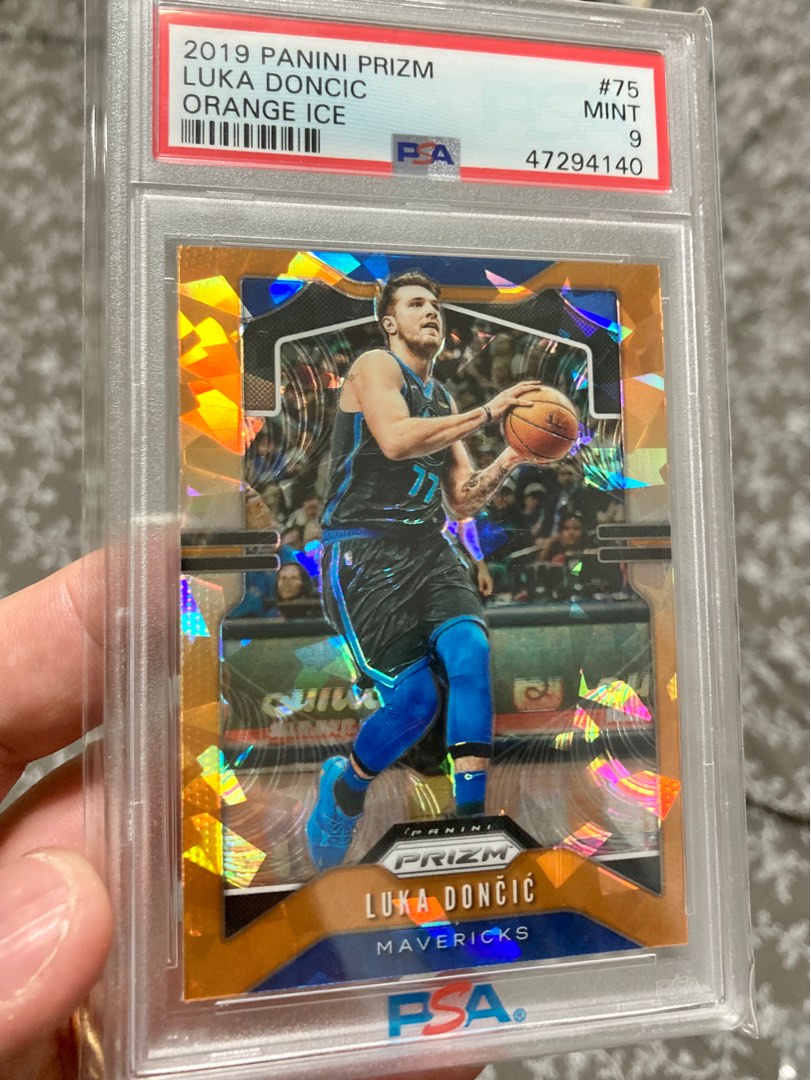 Luka Doncic Cracked Orange Ice Psa9 Nba Basketball Hobbies And Toys Toys And Games On Carousell