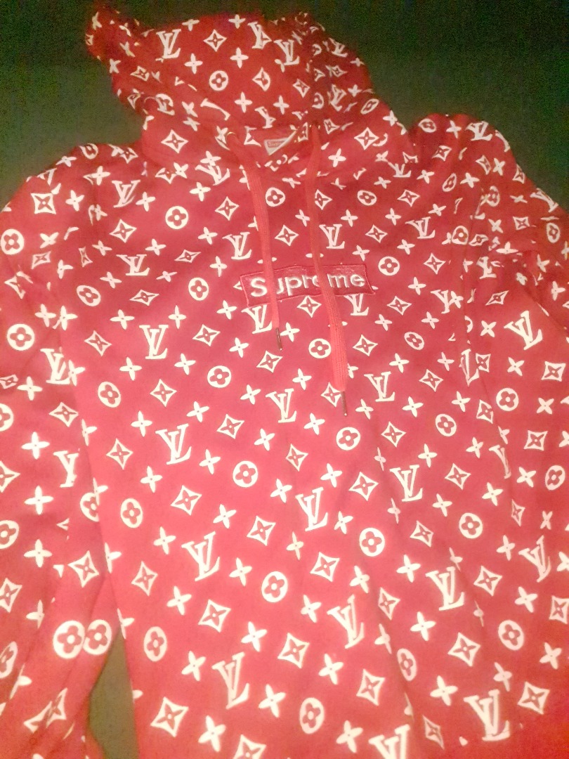 LV x SUPREME Jacket, Men's Fashion, Coats, Jackets and Outerwear on ...