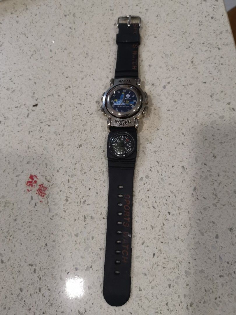 Macau Handover Commemorative Sic Bo Watch, Men's Fashion, Watches & Accessories, Watches on ...