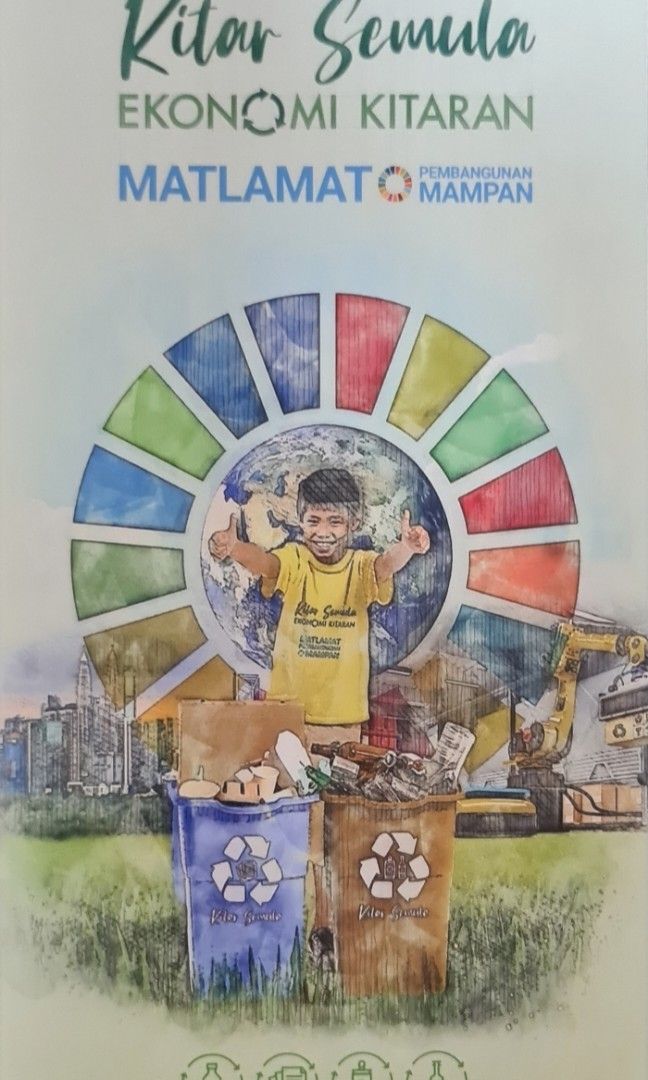 Malaysia 2022 Kitar Semula Ekonomi Kitaran (recycling) special stamp ...