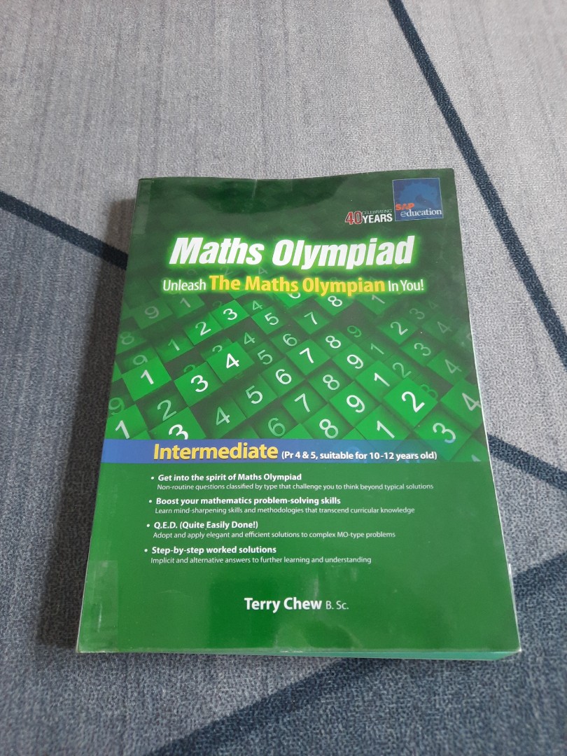 Maths Olympiad- Intermediate (P4 &5, 10-12 years old), Hobbies & Toys ...