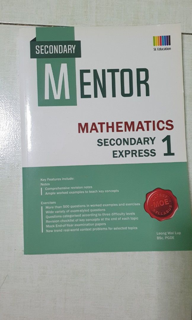 Mentor mathematics sec 1 with answer book, Hobbies & Toys, Books ...