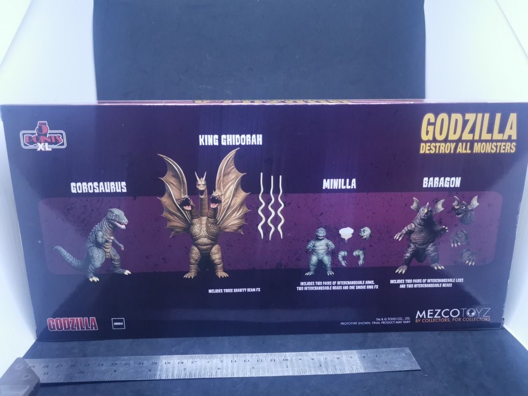Mezco Godzilla: Destroy All Monsters (1968) - Round 1 and 2 Boxed Sets ...